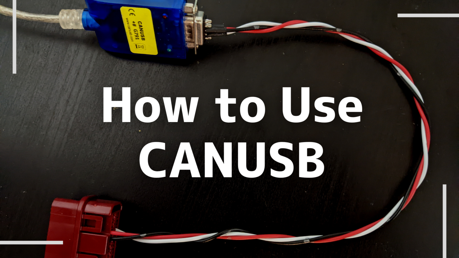 How to use CANUSB (LAWICEL) | カーエレクトロニクス.com / car-elec.com